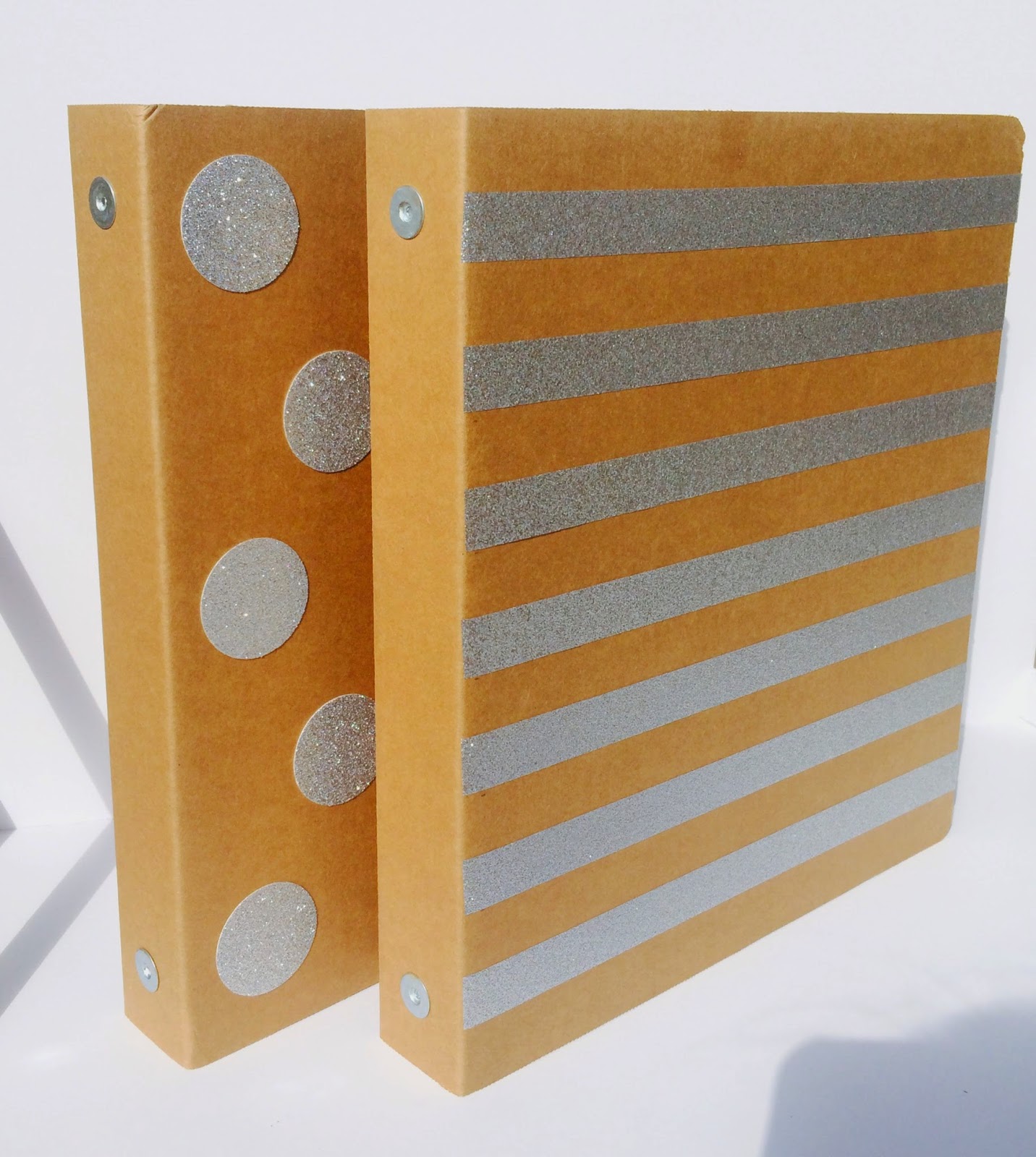 Crafting This House: DIY: Glitter Binders